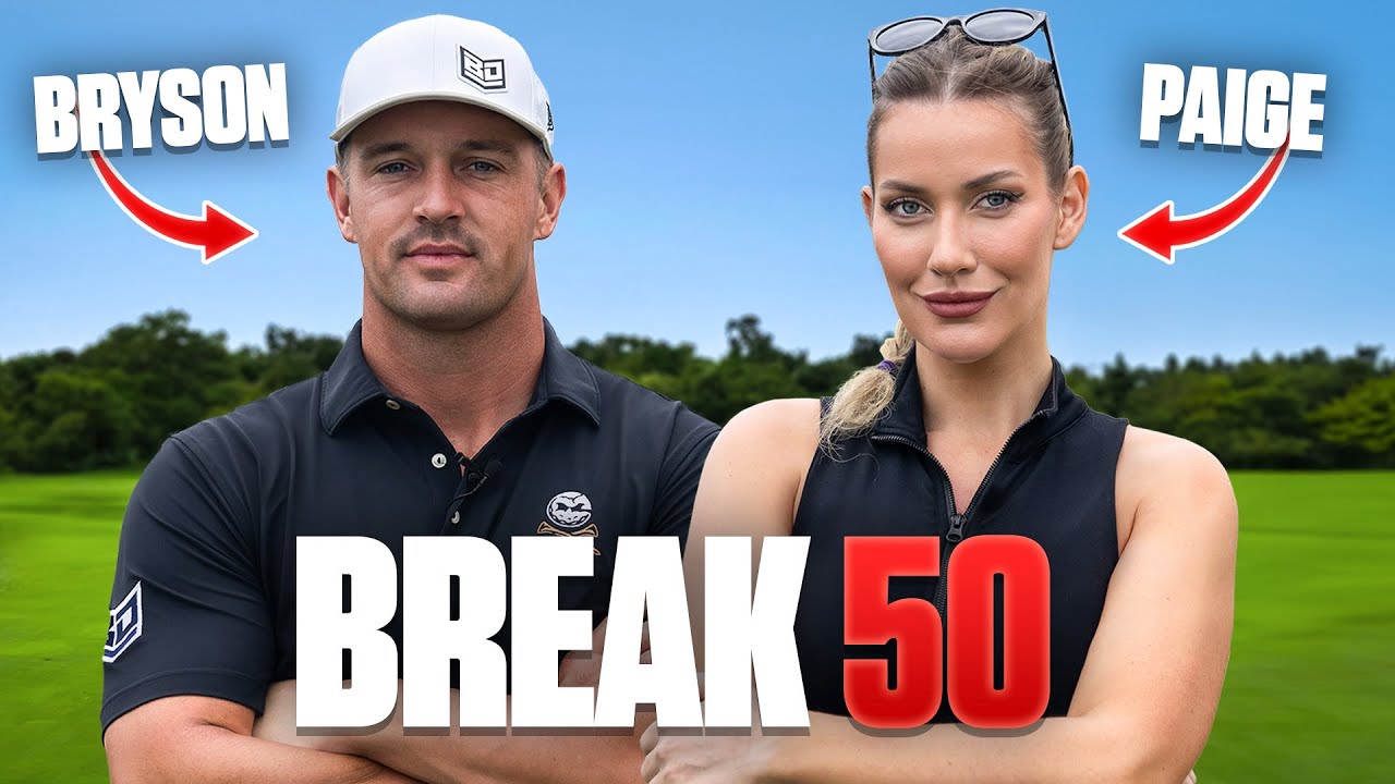 Paige Spiranac And Bryson DeChambeau Attempt To Break 50 From The Red ...
