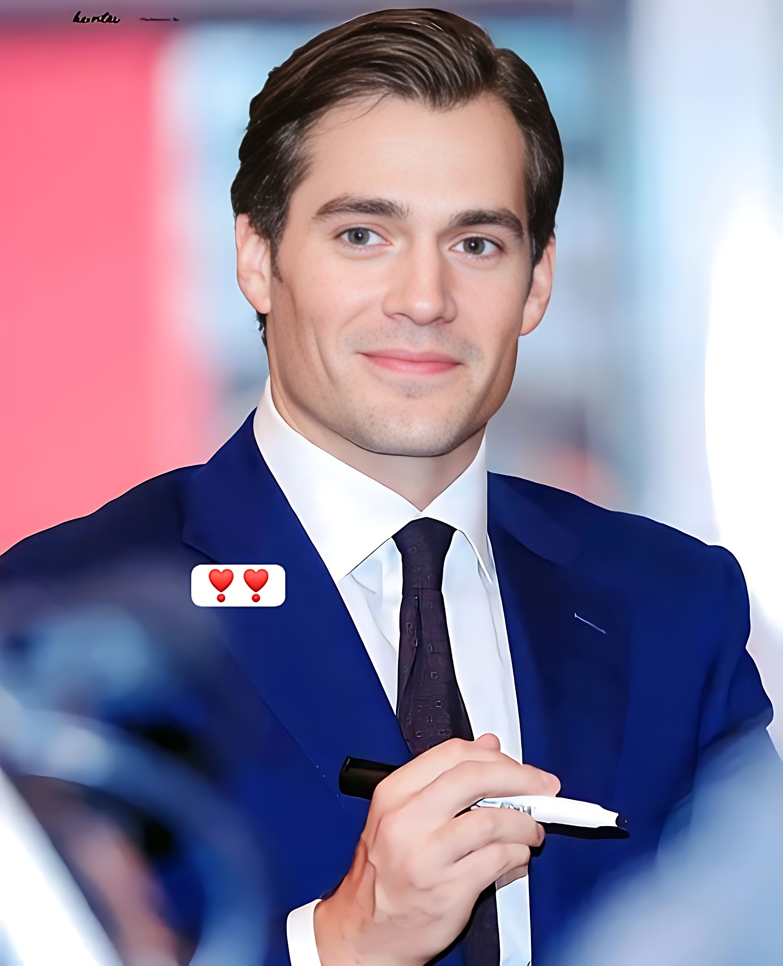 Talented British actor Henry Cavill, known for his captivating ...