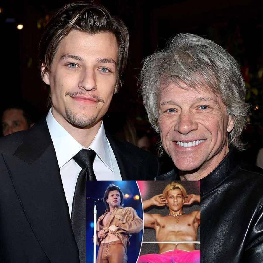Jon Bon Jovi's son Jake Bongiovi, 19, is the spitting image of his rock ...