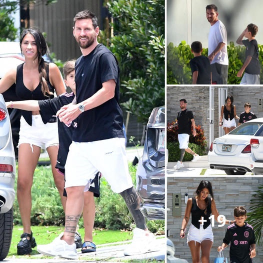 Lionel Messi, his wife and children embark on a luxury house hunt in ...