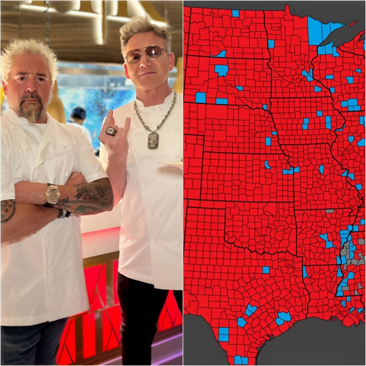 Guy Fieri and Gordon Ramsay Launch Restaurant in Red States, Offering ...