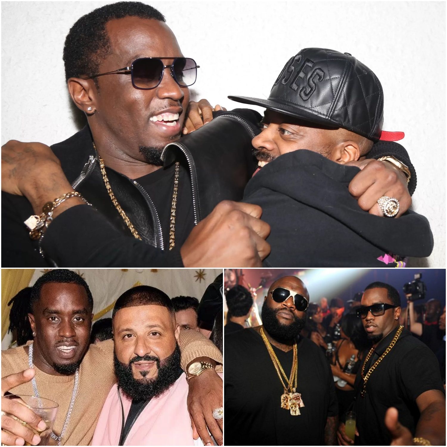Sh0cking NEW Photos of Diddy, Rick Ross and DJ Khaled on PRIVATE JET Go ...