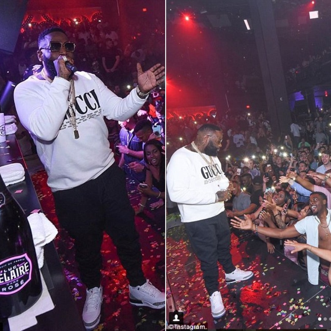 Rapper Rick Ross returns to the stage in first performance since ...