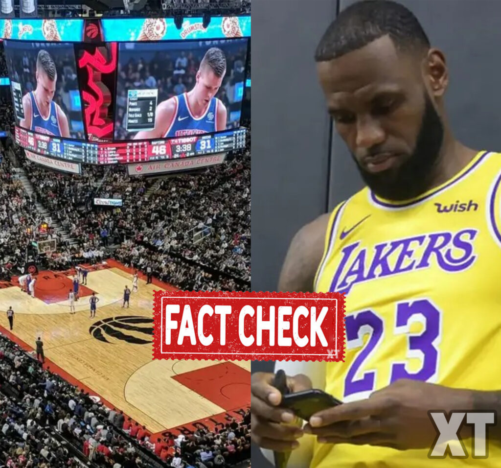 Fact Check: LeBron James Kicked Out of Game Over Phone Use, Banned From ...