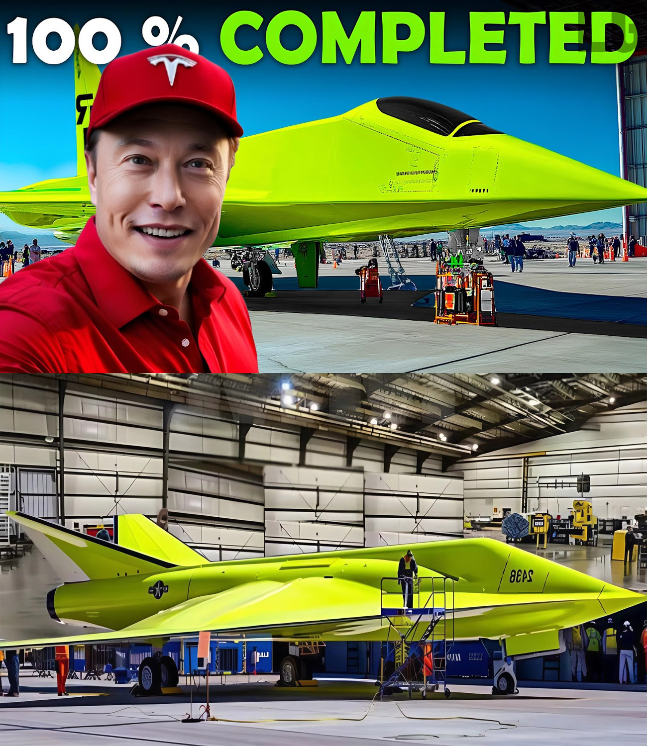 ANUNCIO SORPRENDENTE: El nuevo avión Tesla de 13.000 millones de ...