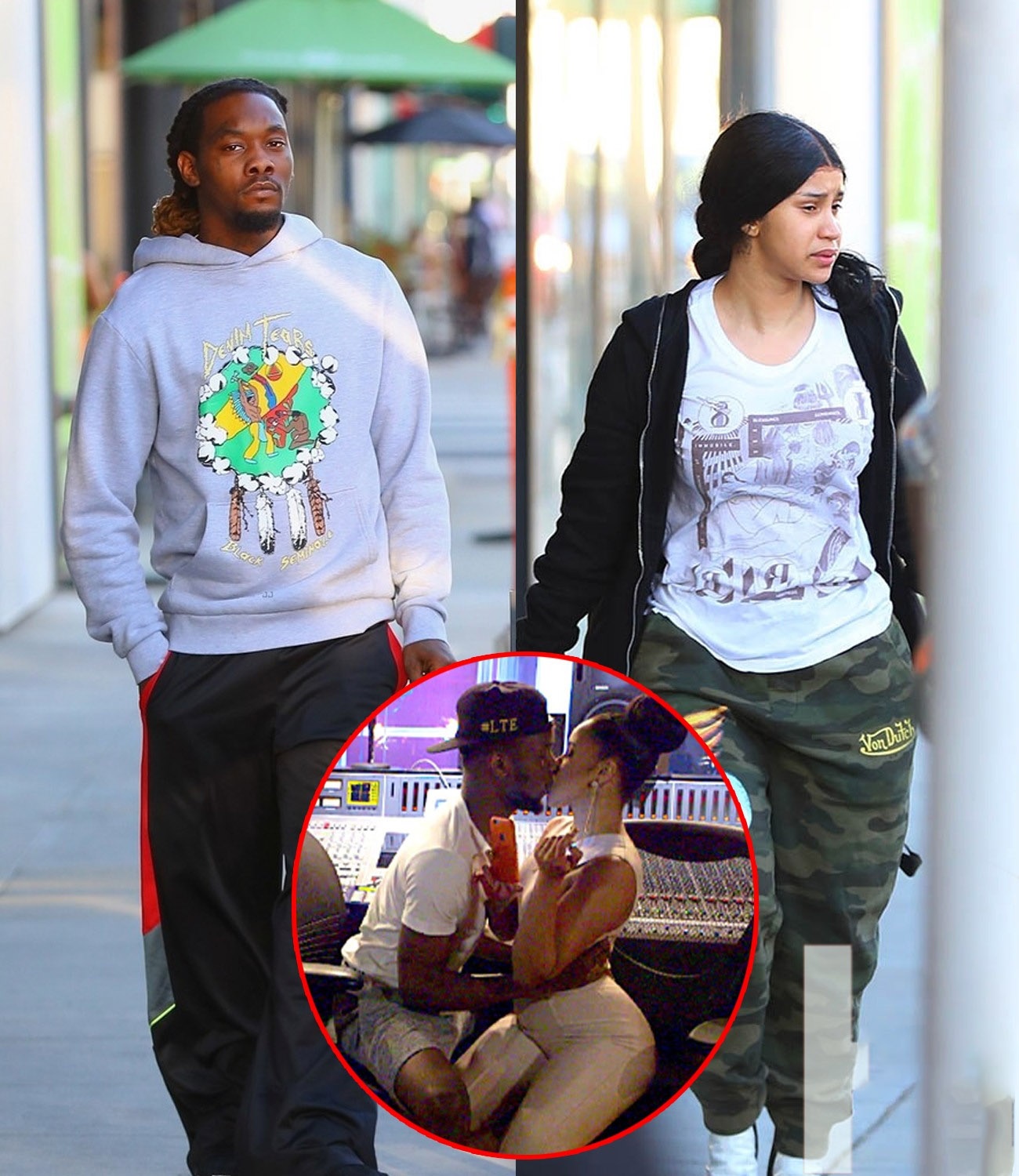 "Offset causes a stir when he threatens to release Cardi B's secret ...