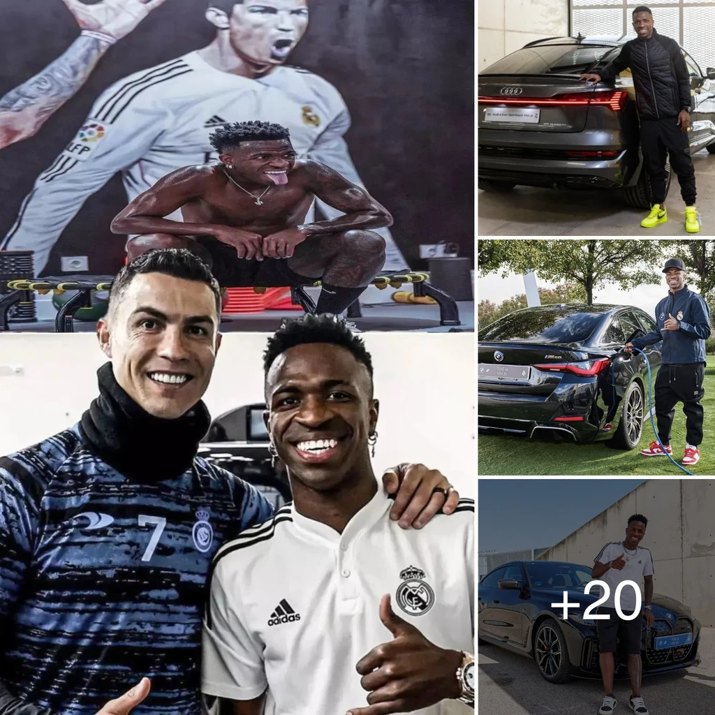 Vinicius Jr, Ronaldo&’s descendant owns a car collection equal to idols ...