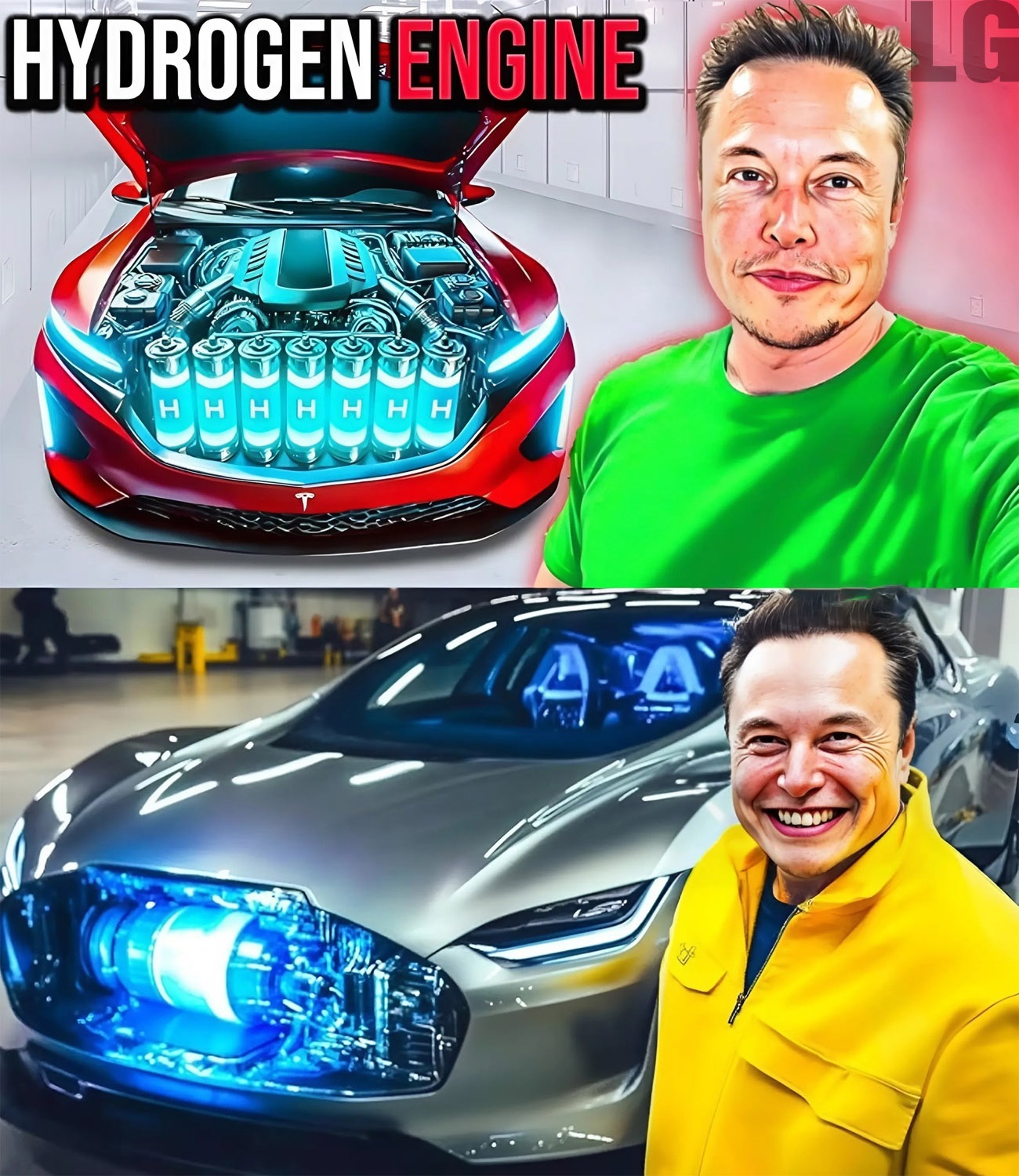 H0T: Elon Musk unveils hydrogen-powered Tesla car “Model H” - News