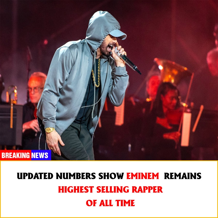 Updated Numbers Show Eminem Remains Highest Selling Rapper Of All Time ...