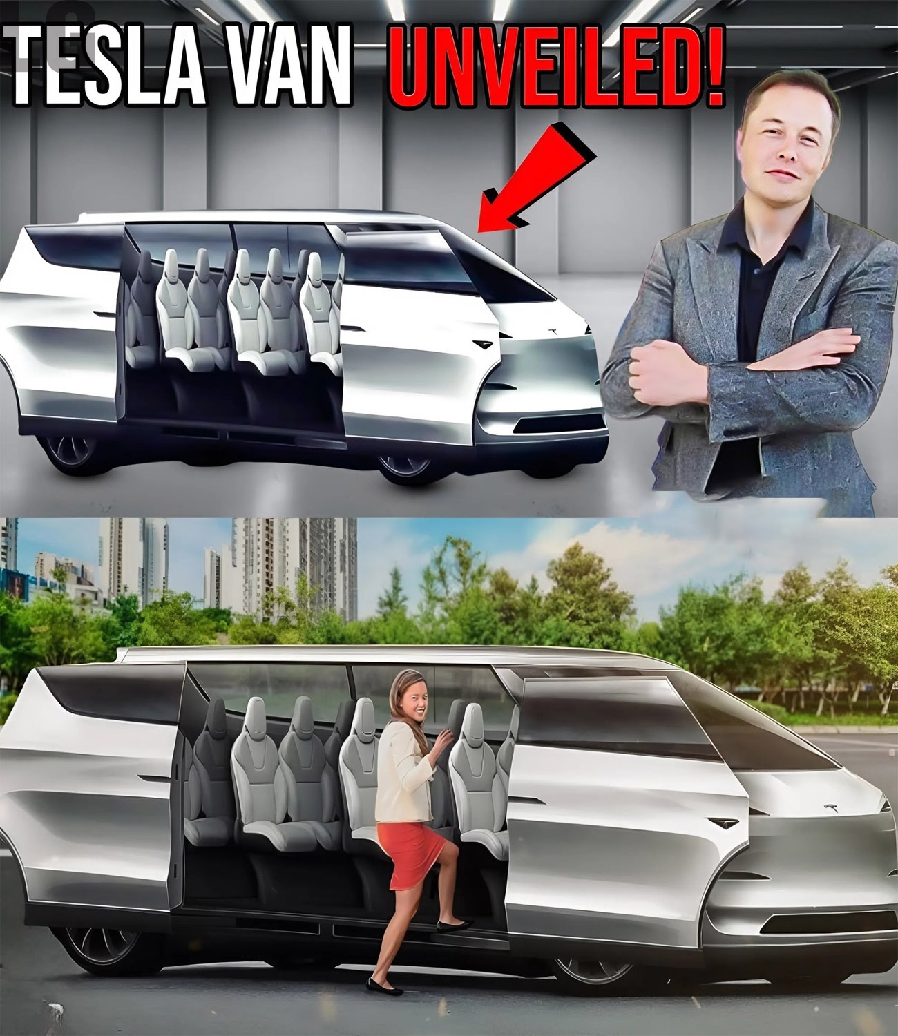 BREAKING NEWS: Elon Musk UNVEILS a Tesla van with a range of 400 miles ...