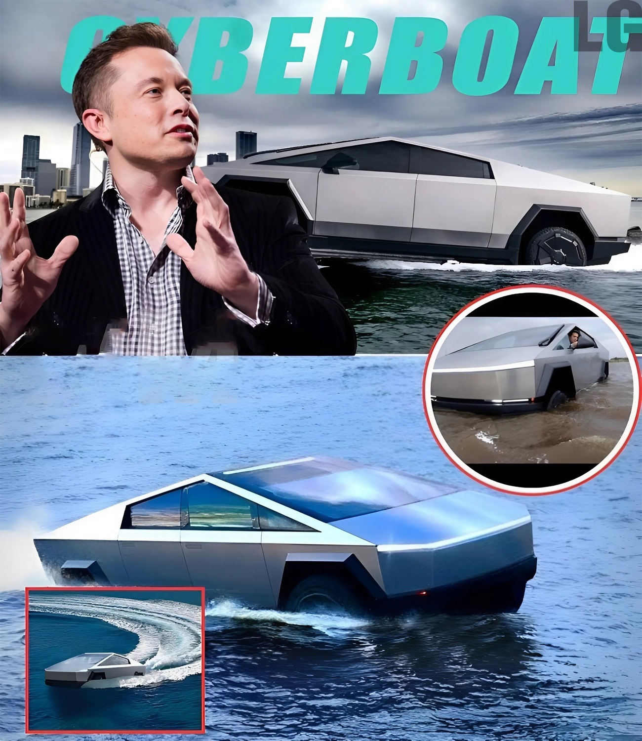 NEWS: Tesla Cybertruck takes on deep water in real-world 'wading mode ...