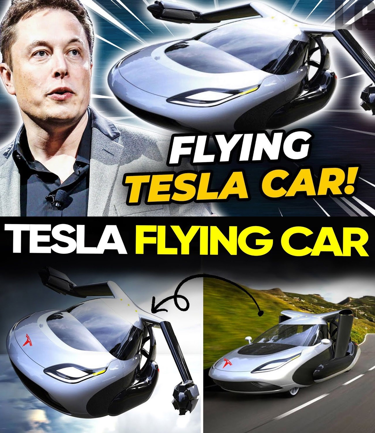 The sky is the limit: Elon Musk unveils Tesla's first flying machine - News