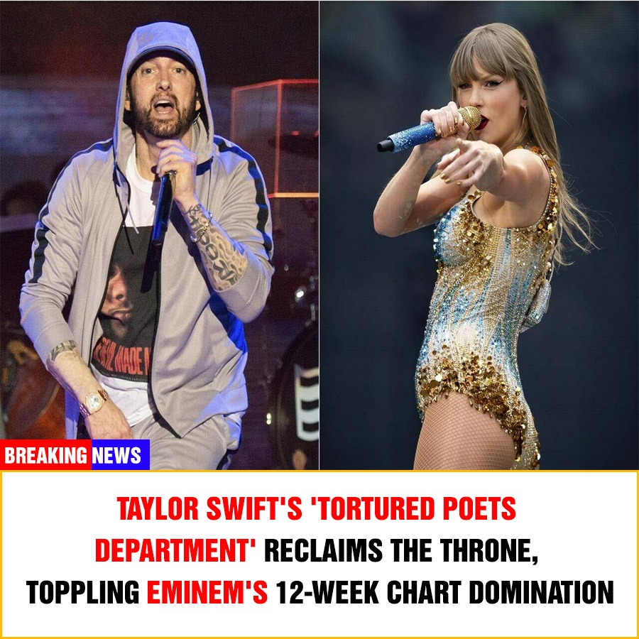 Taylor Swift’s ‘Tortured Poets Department’ Dethrones Eminem, Ending His ...