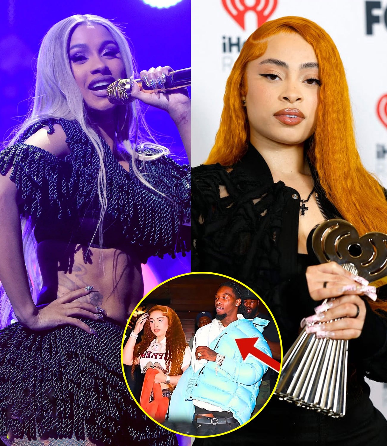 Cardi B Calls Out Ice Spice in Fiery Confrontation Over Exposing Offset ...