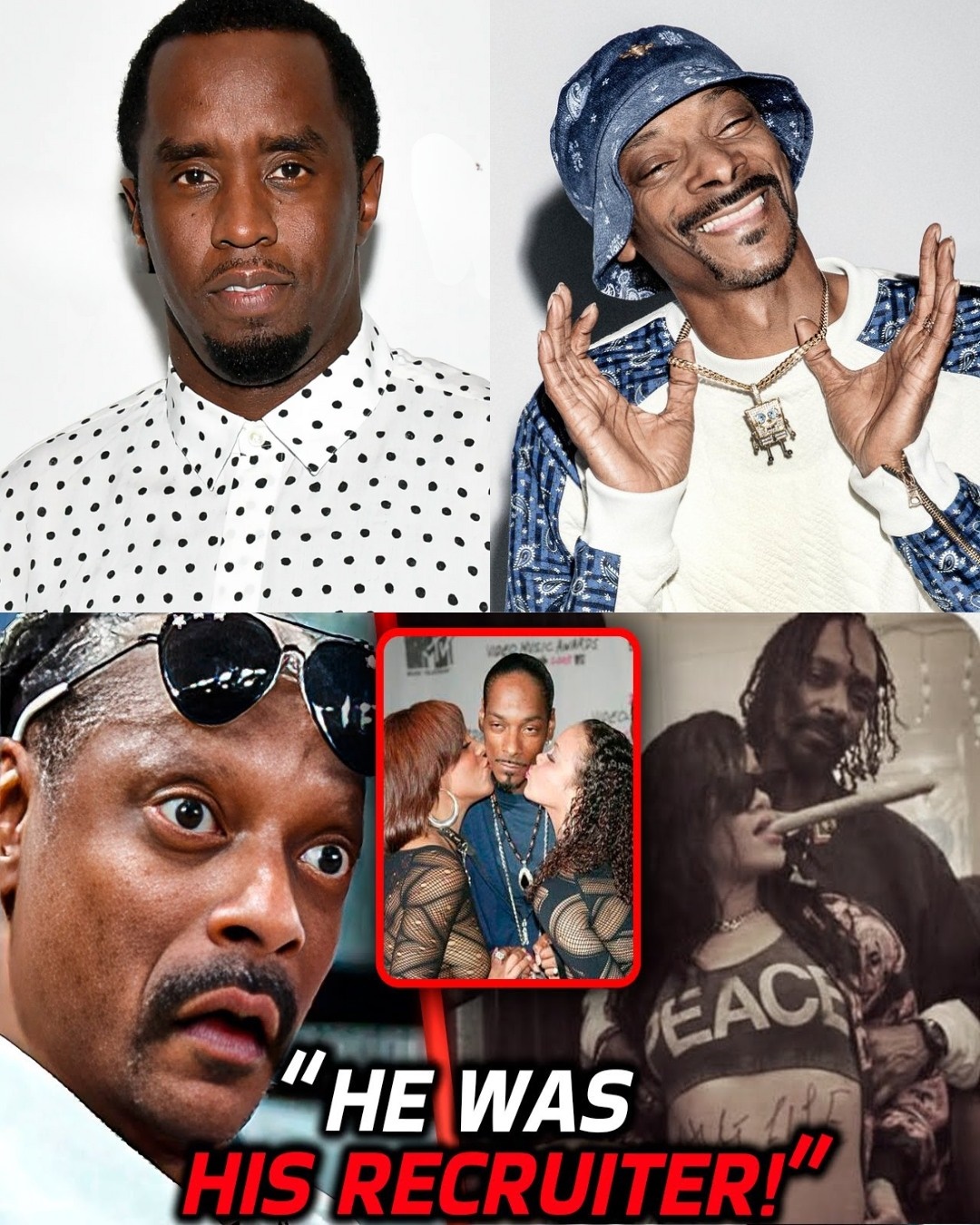 Snoop Dogg Exp0sed by FBI as Diddy's T00l, Lur!ng V!ctims for W!ld ...