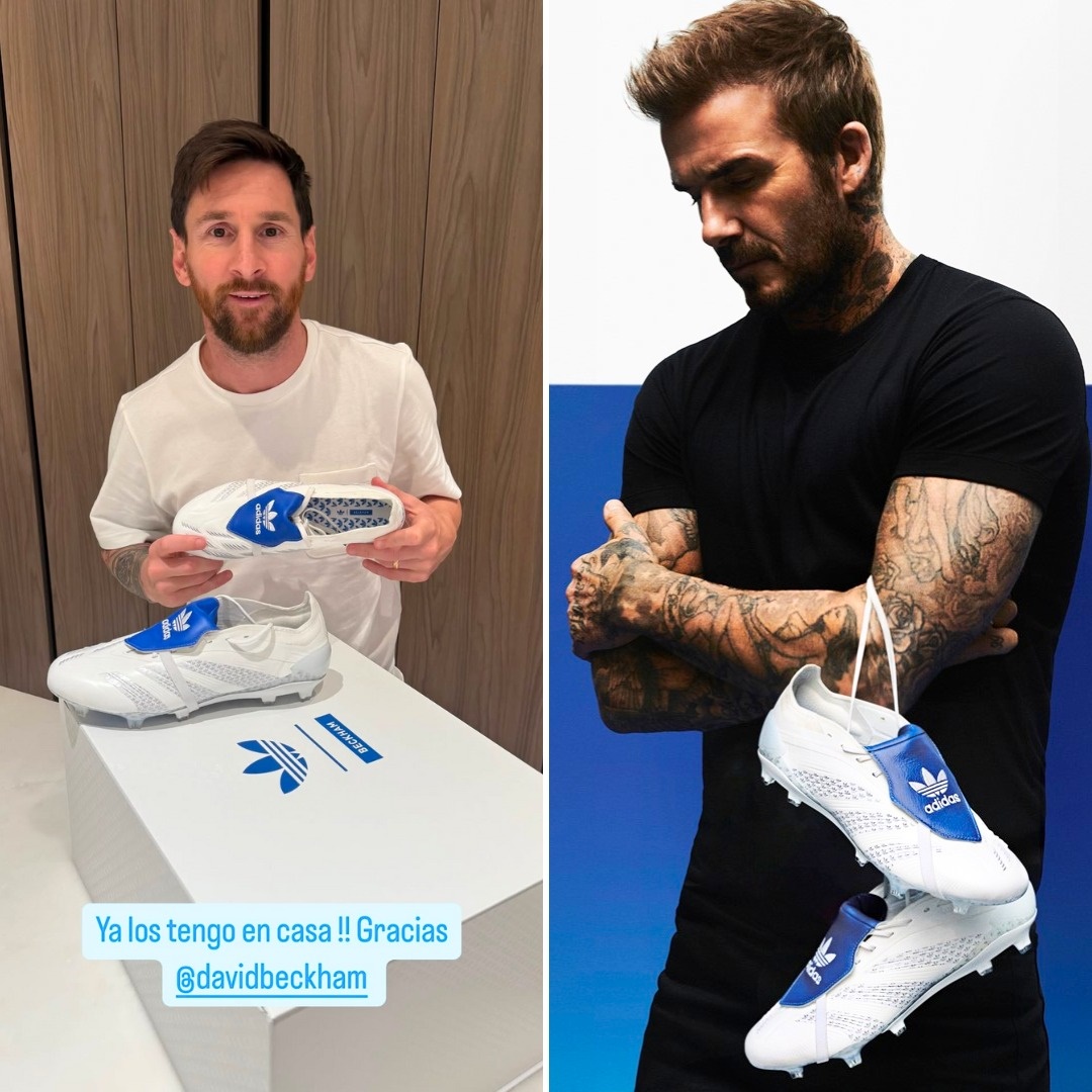 Lionel Messi sends thanks to David Beckham after receiving special ...