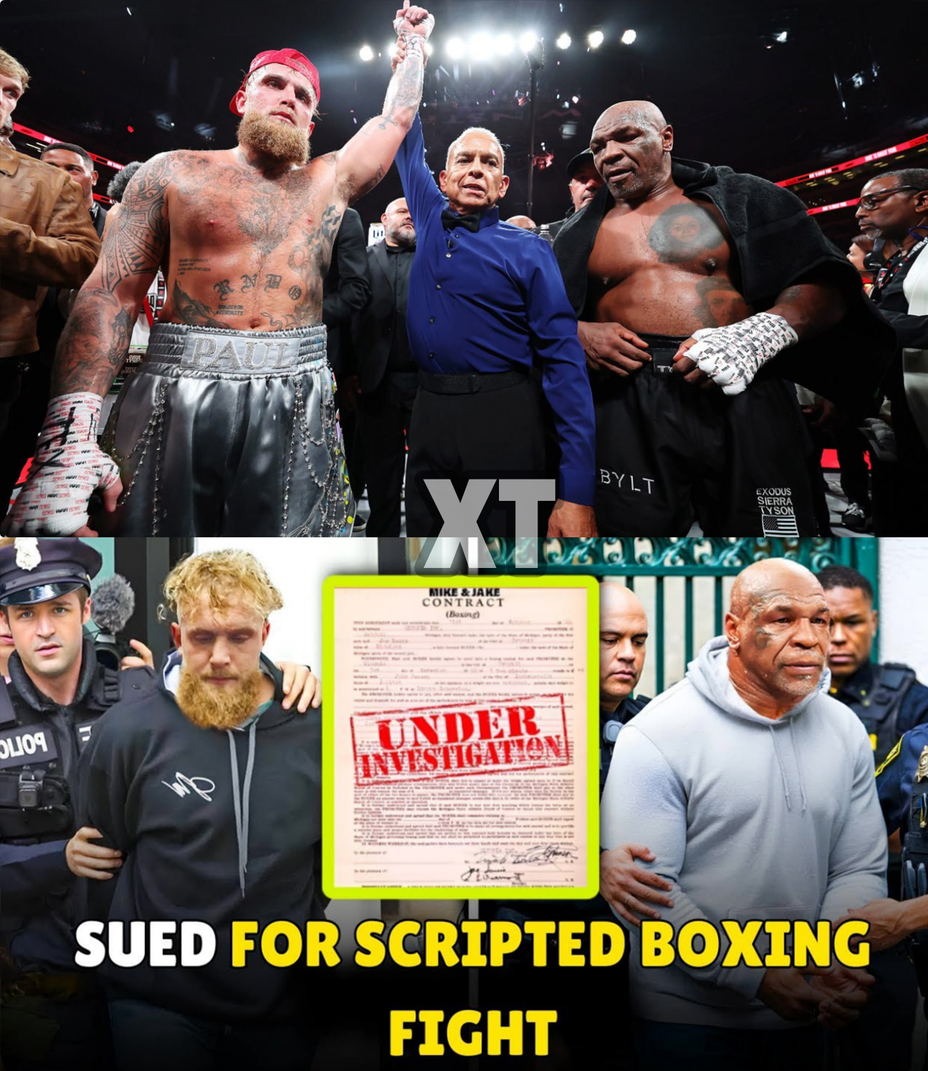 BREAKING NEWS: Jake Paul and Mike Tyson SUED For Fighting In A SCRIPTED ...