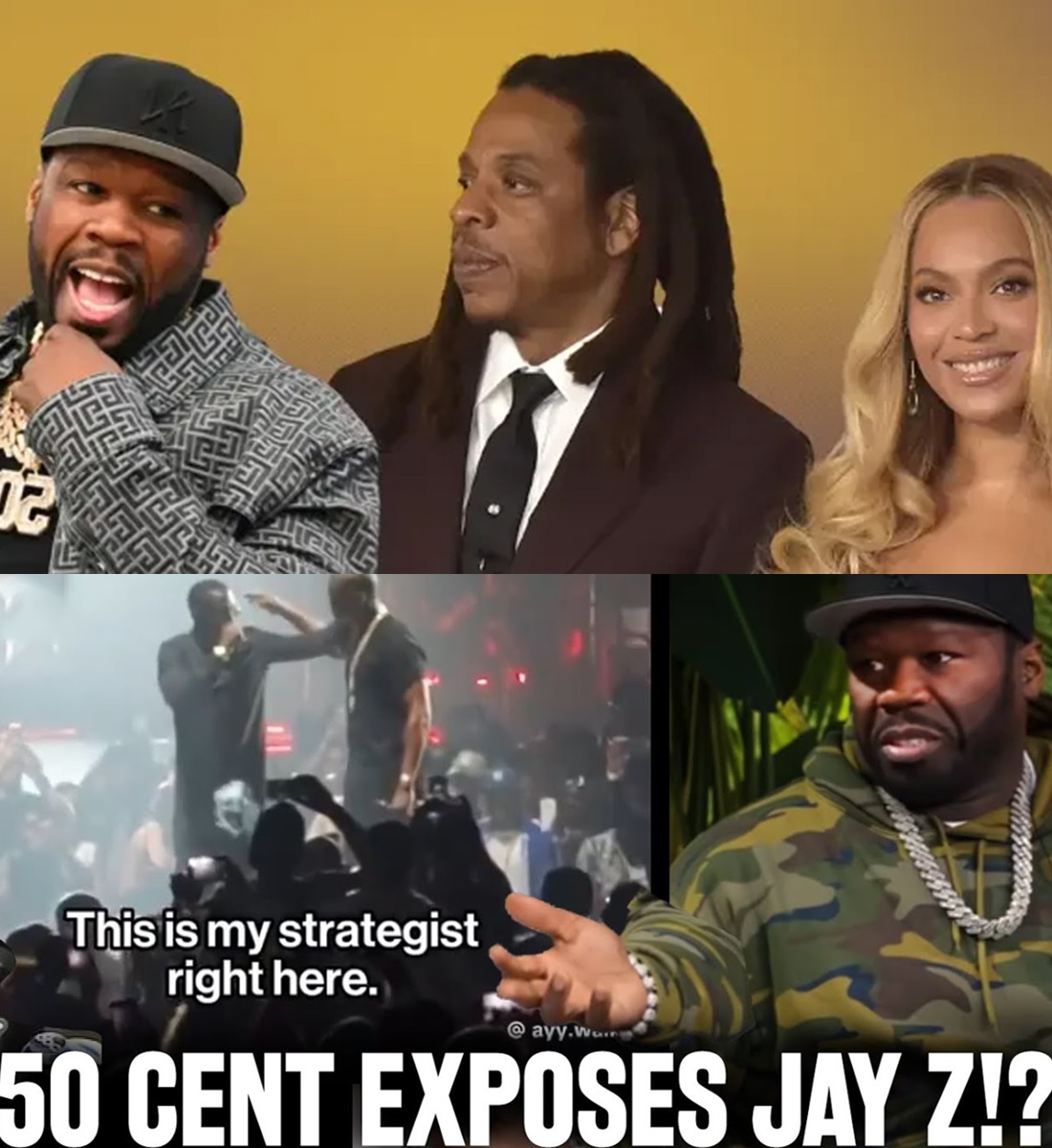 50 Cent EXPOSES Jay-Z & Beyonce Marriage Contract!? Diddy & Jay Z ...