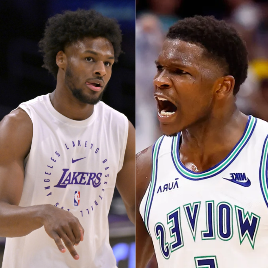 Bronny James says Anthony Edwards is just an average player hyped up ...