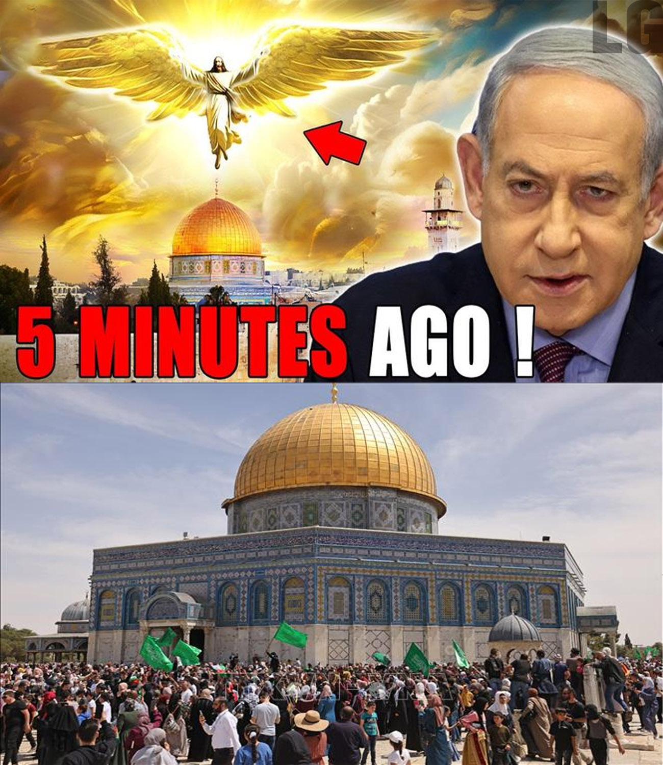 Amazing miracle now in JERUSALEM: Jesus and an angel appear in the sky ...