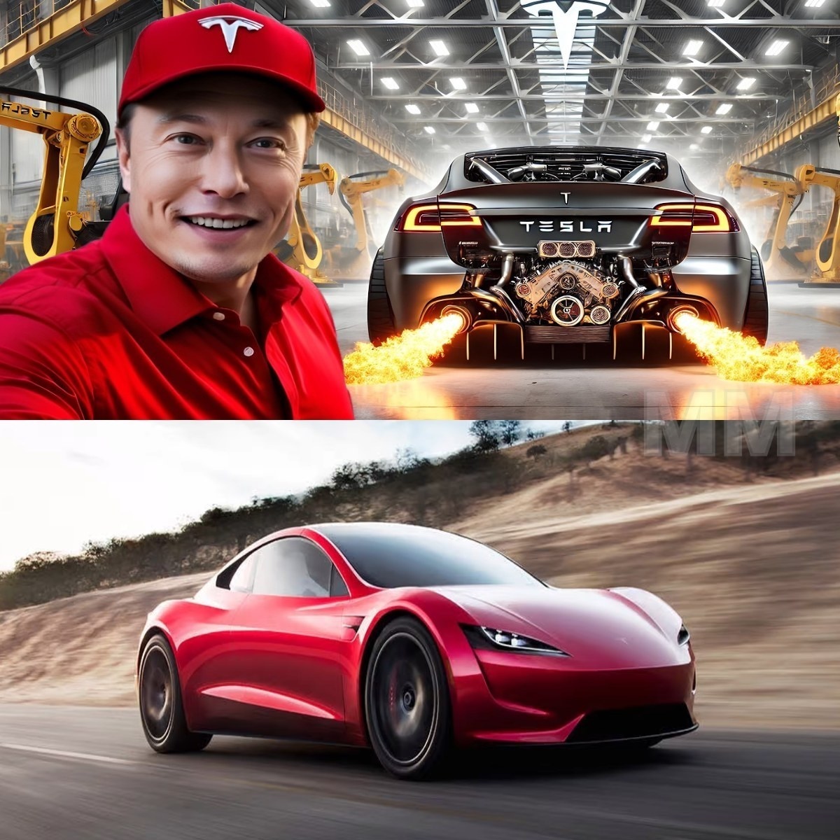 Elon Musk: Tesla's new hypercar powered by a JET ENGINE! - News