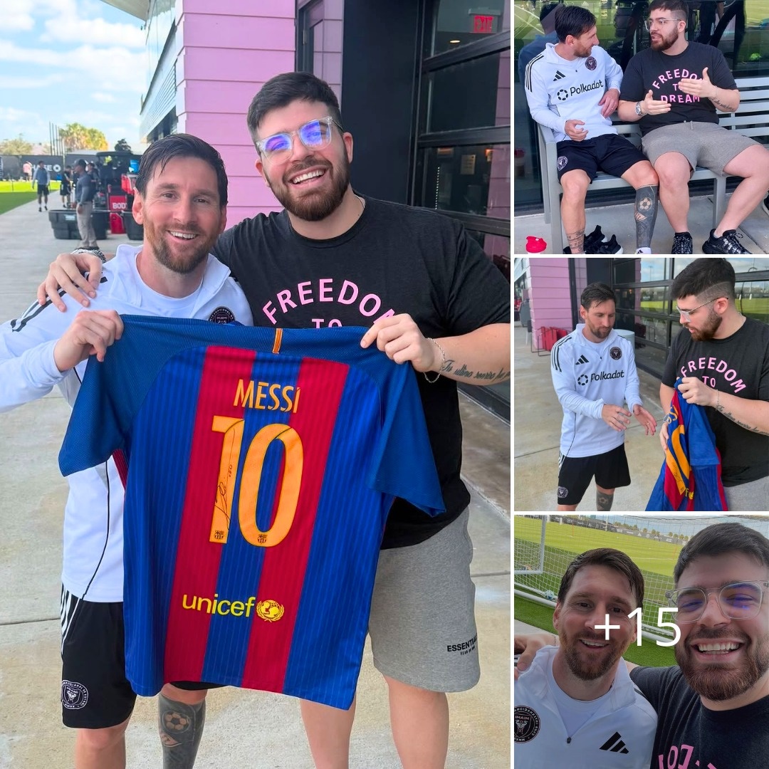 Lautaro del Campo, an Argentine streamer, met Lionel Messi and was even ...