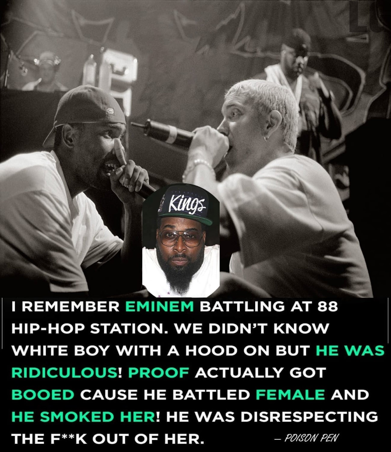 **Poison Pen Reveals The Ultimate Rap Battle: Eminem and Big Proof Face ...
