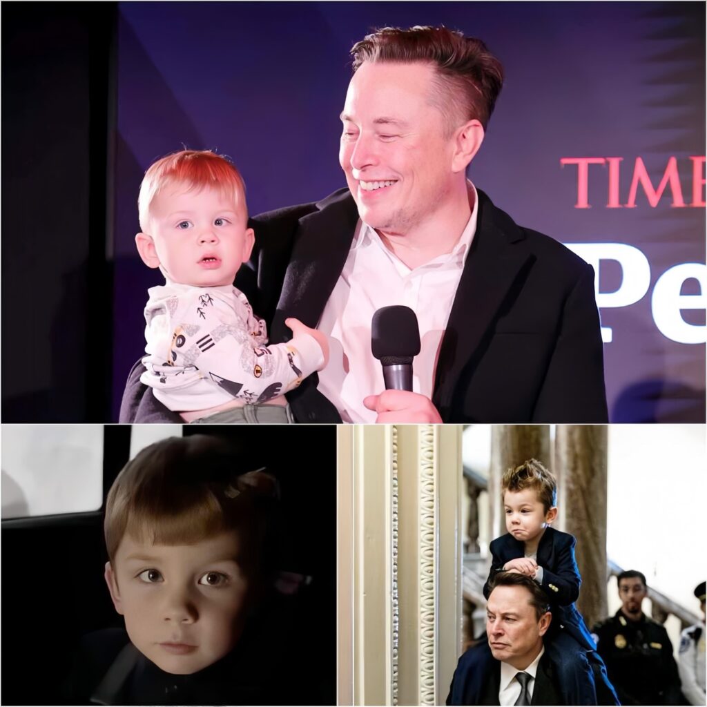**Elon Musk’s Son Goes Viral Drumming on His Dad’s Head at New Year’s ...
