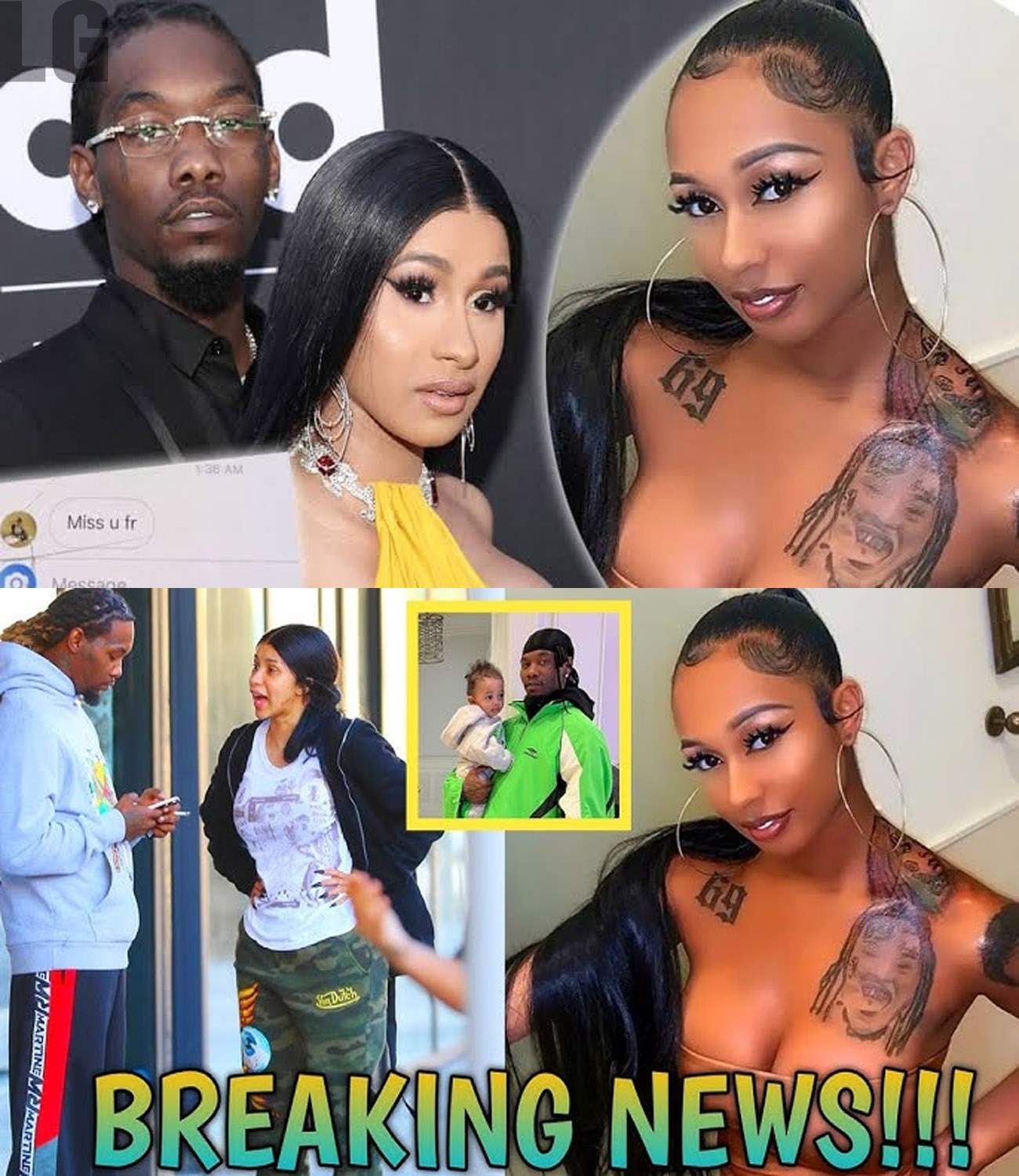 **Offset BREAKS SILENCE on Shocking Decision to Choose Jade Over Cardi B – Despite Their Two ...