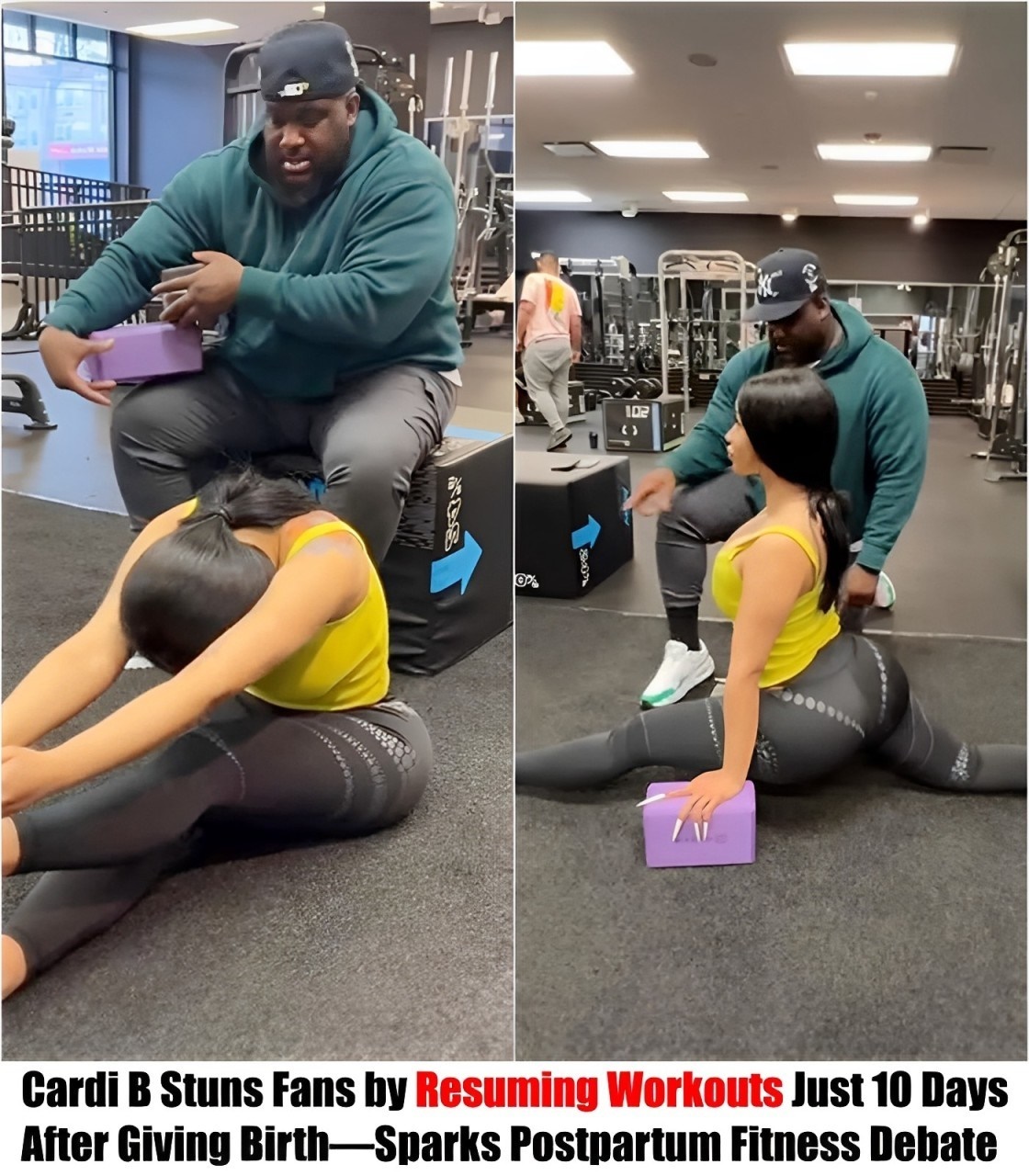 Cardi B Stuns Fans by Resuming Workouts Just 10 Days After Giving Birth ...