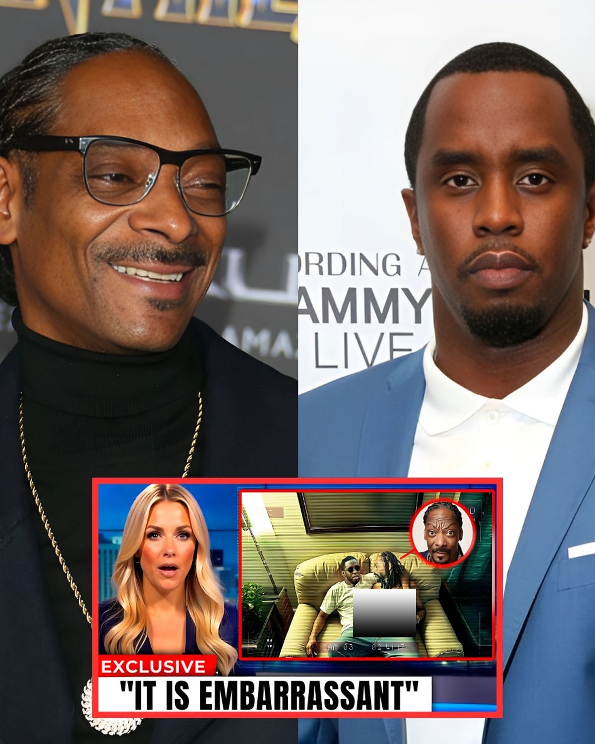 New RAW Footage of Snoop Dogg Sitting on Diddy’s Lap Goes Viral… - News