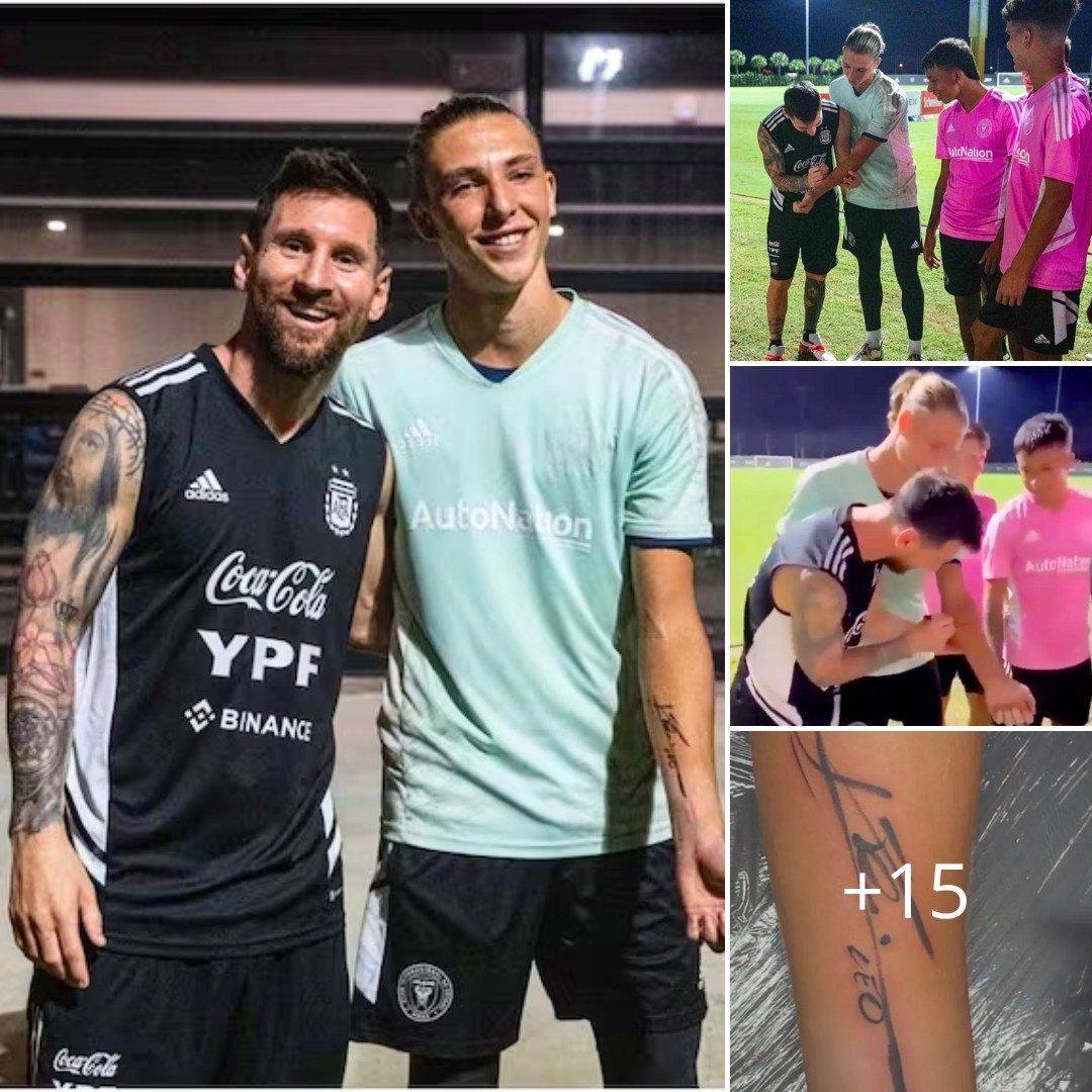 Inter Miami player tattooed Lionel Meiѕi’s signature on his arm to show ...