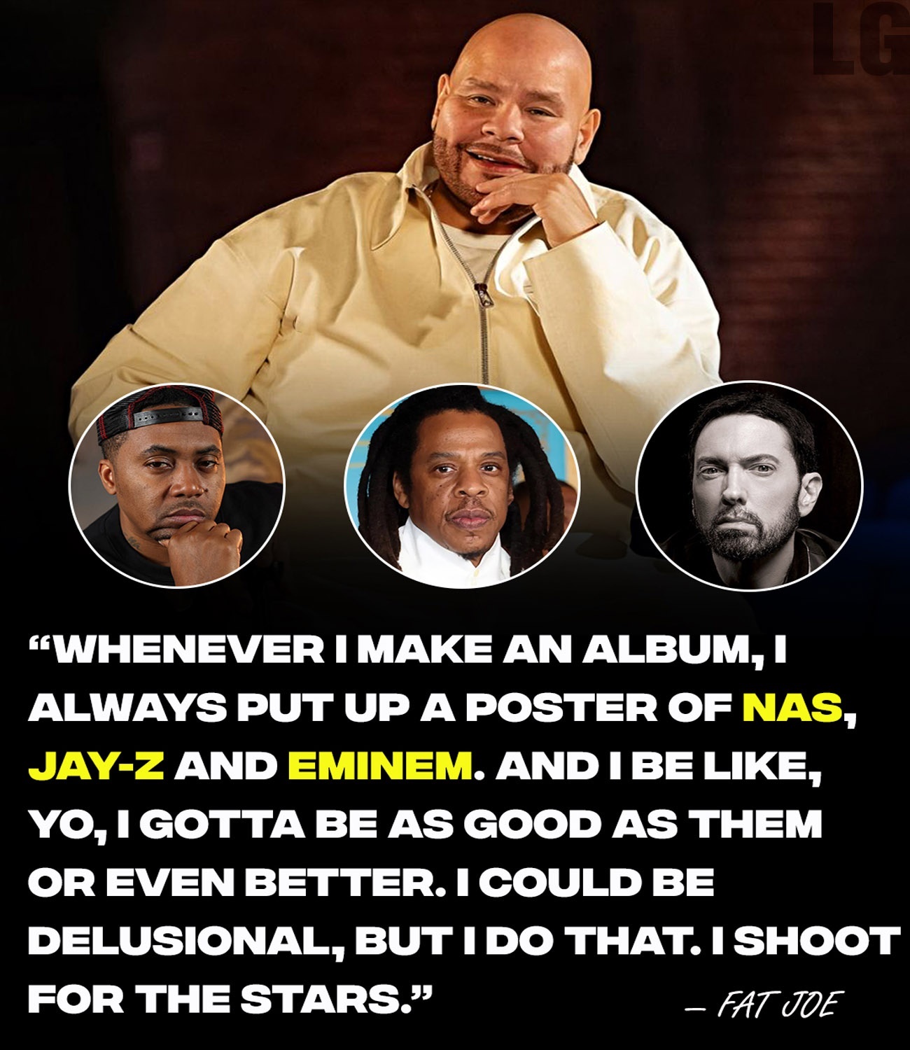 Fat Joe reveals 3 rappers who inspire him when making an album - News