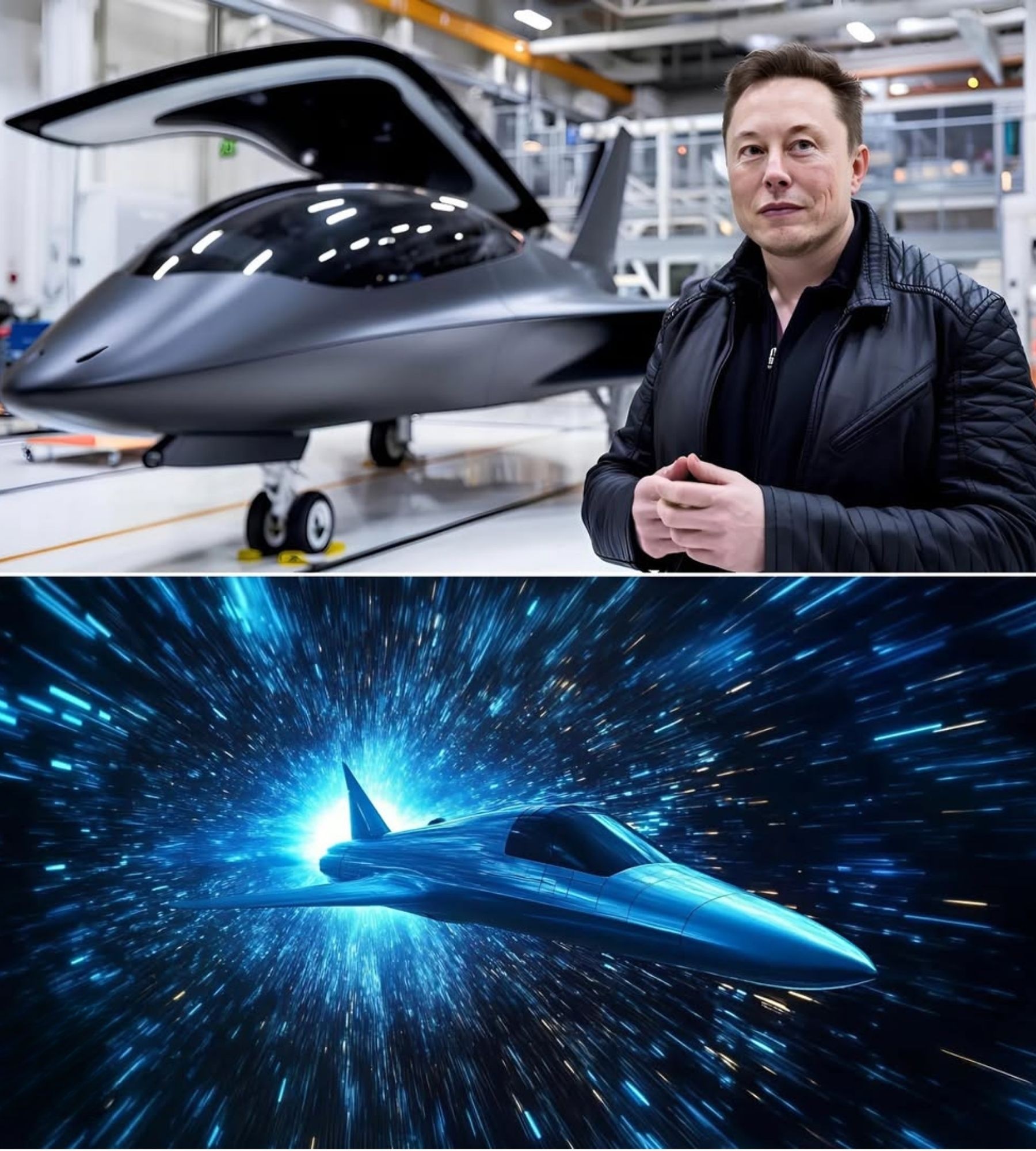 NEWS: Elon Musk’s Revolutionary Supersonic Space Jet Sh0cks the Public ...