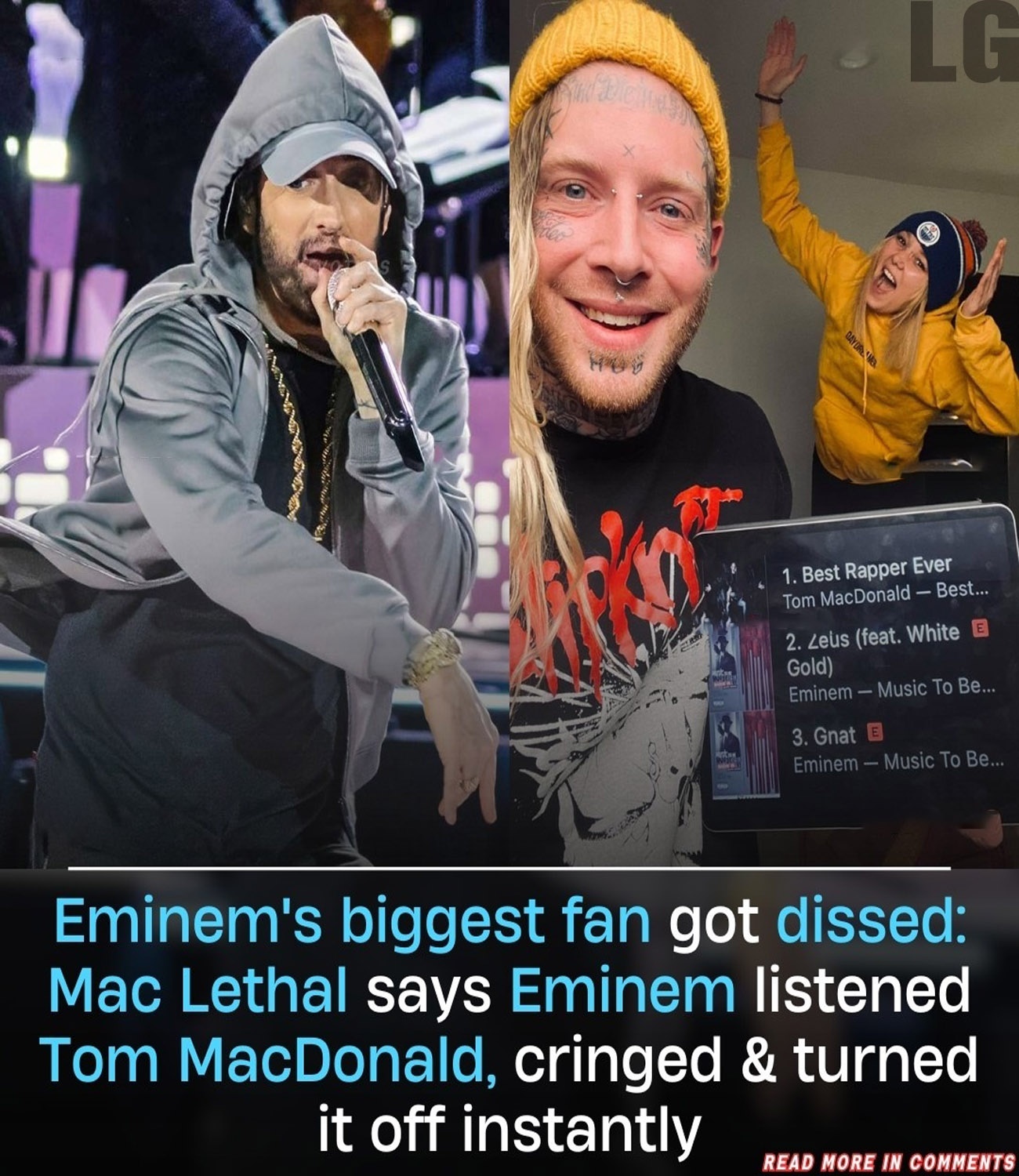Mac Lethal Drops Bombshell: Eminem Heard Tom MacDonald, Cringed Hard ...