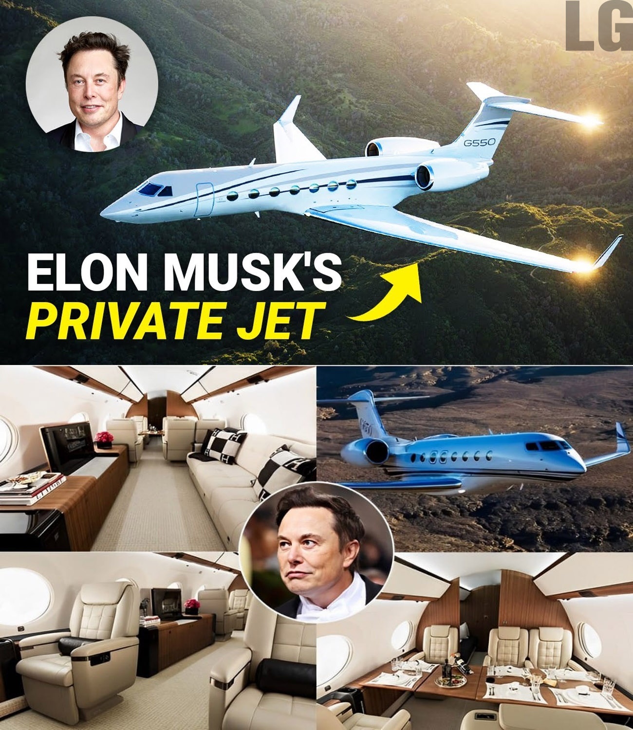 A look inside Elon Musk's gigantic $70 million private jet - News