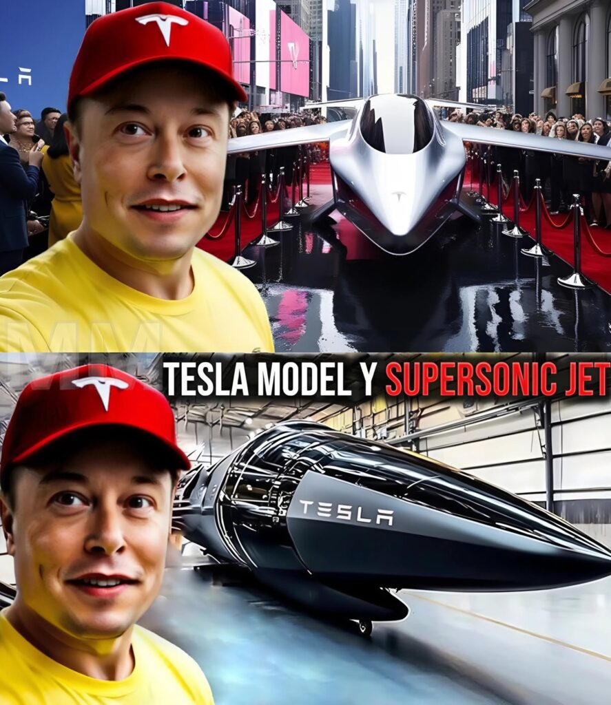 IMPACTANTE: Tesla sorprende con el avión supersónico Model Y y el ...