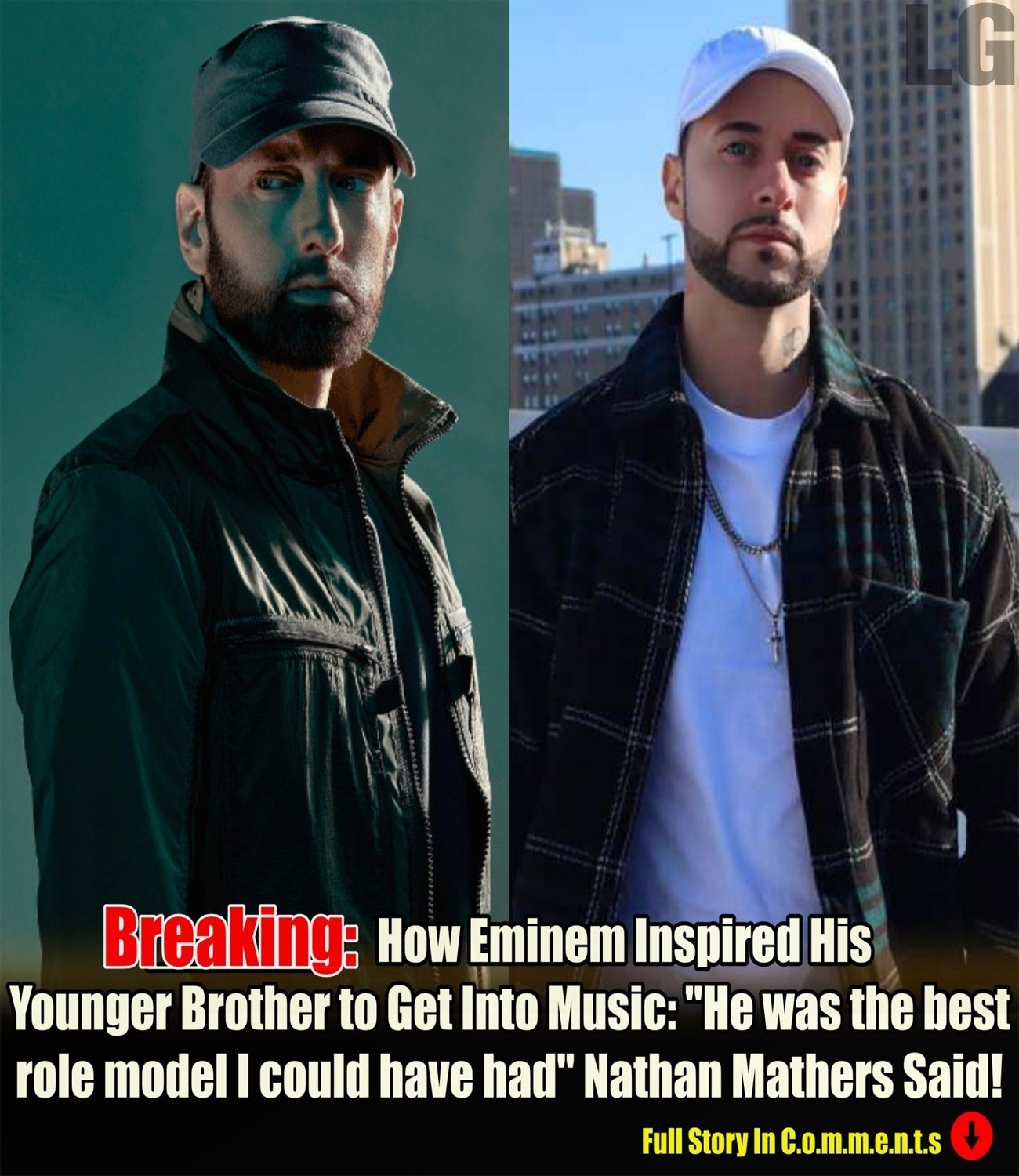 Eminem’s younger brother Nathan has been an aspiring rapper himself ...
