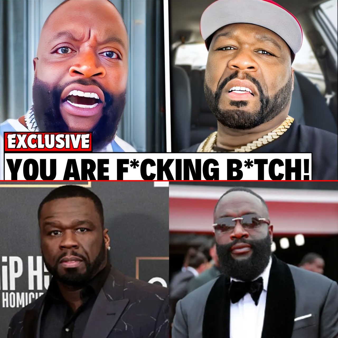 "War breaks out: 50 Cent releases a series of 'hot' tapes, making Rick ...
