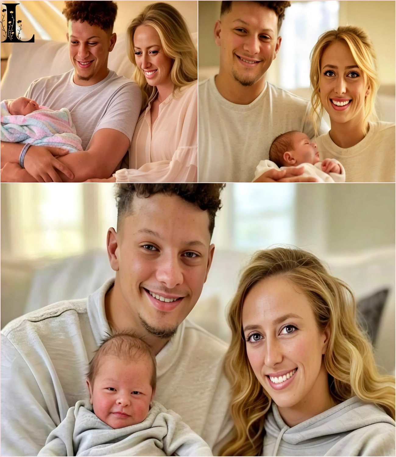 Mahomes’ Third Child, Golden Raye, Has Made A Picture-perfect Debut ...