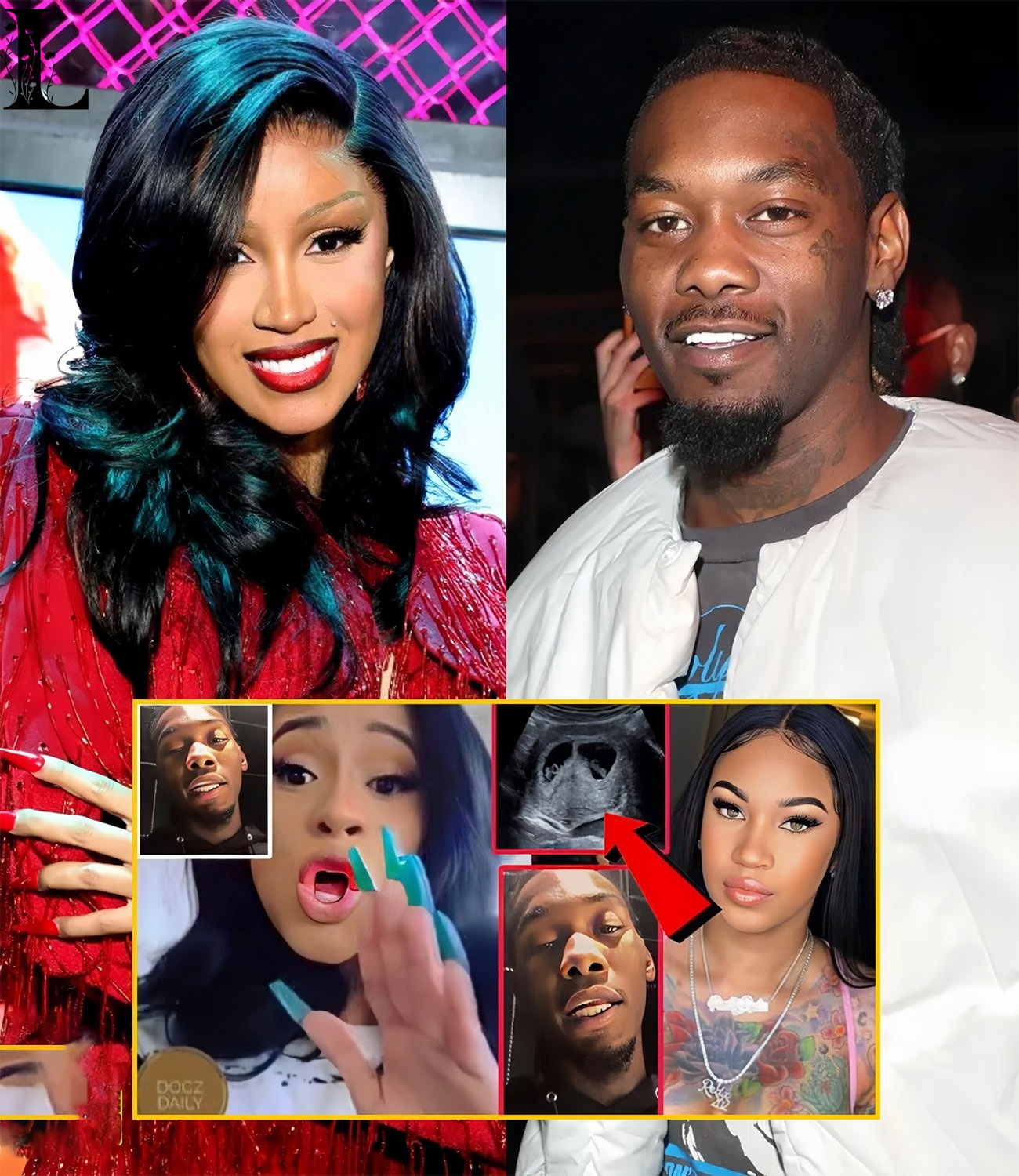 ”SO PAINFUL” Cardi B was shocked when Offset’s ex-girlfriend Pretty ...