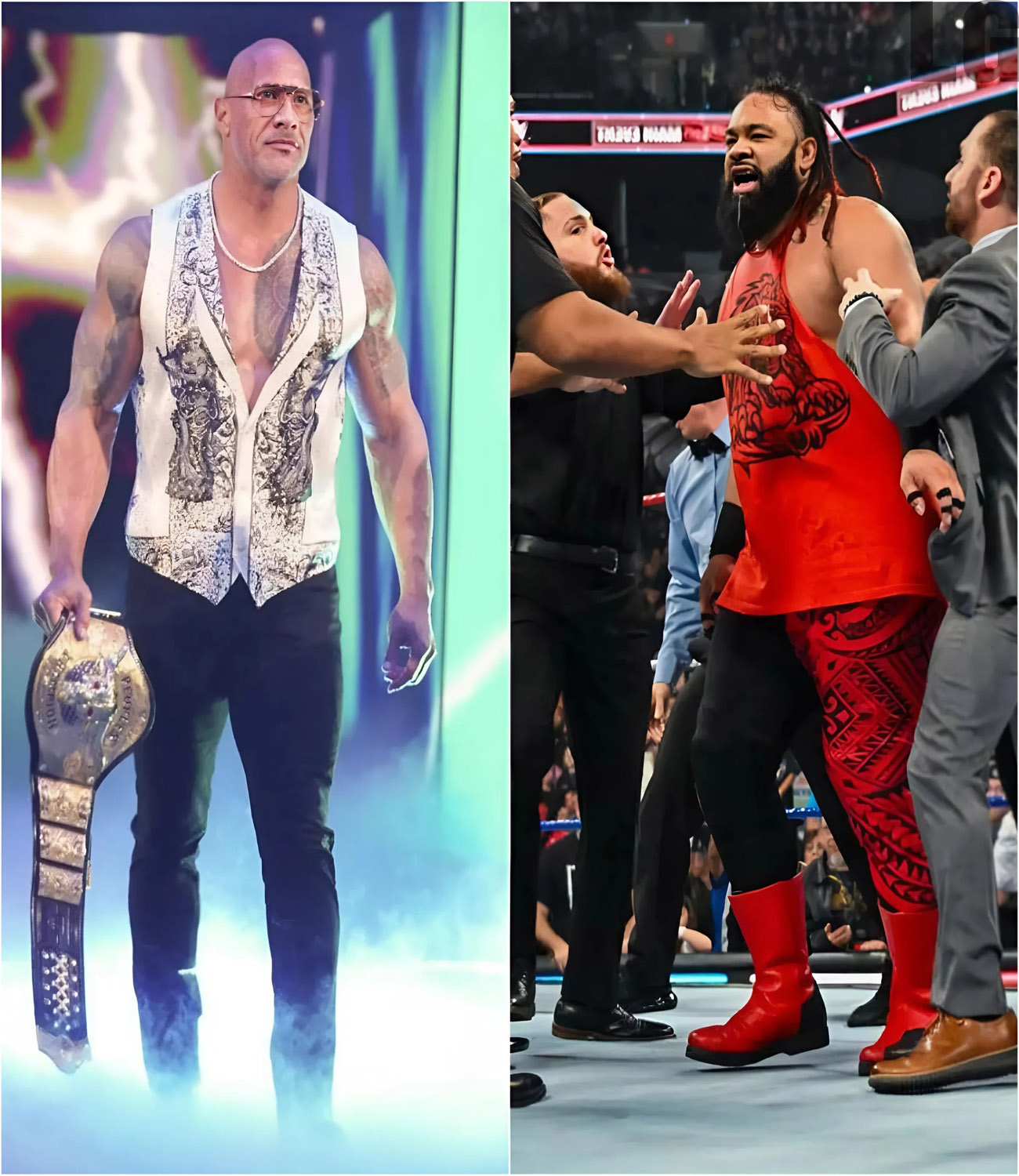 The Rock has a 5-word message for Jacob Fatu after he destroyed Braun ...