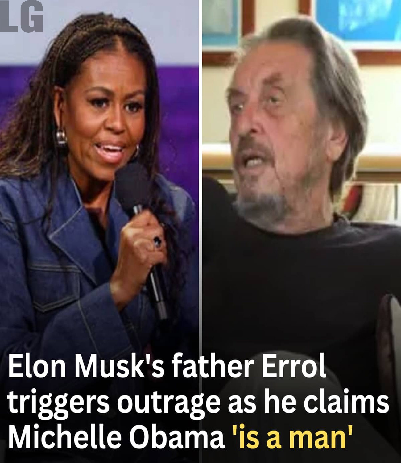 Elon Musk's father Errol triggers outrage as he claims Michelle Obama ...