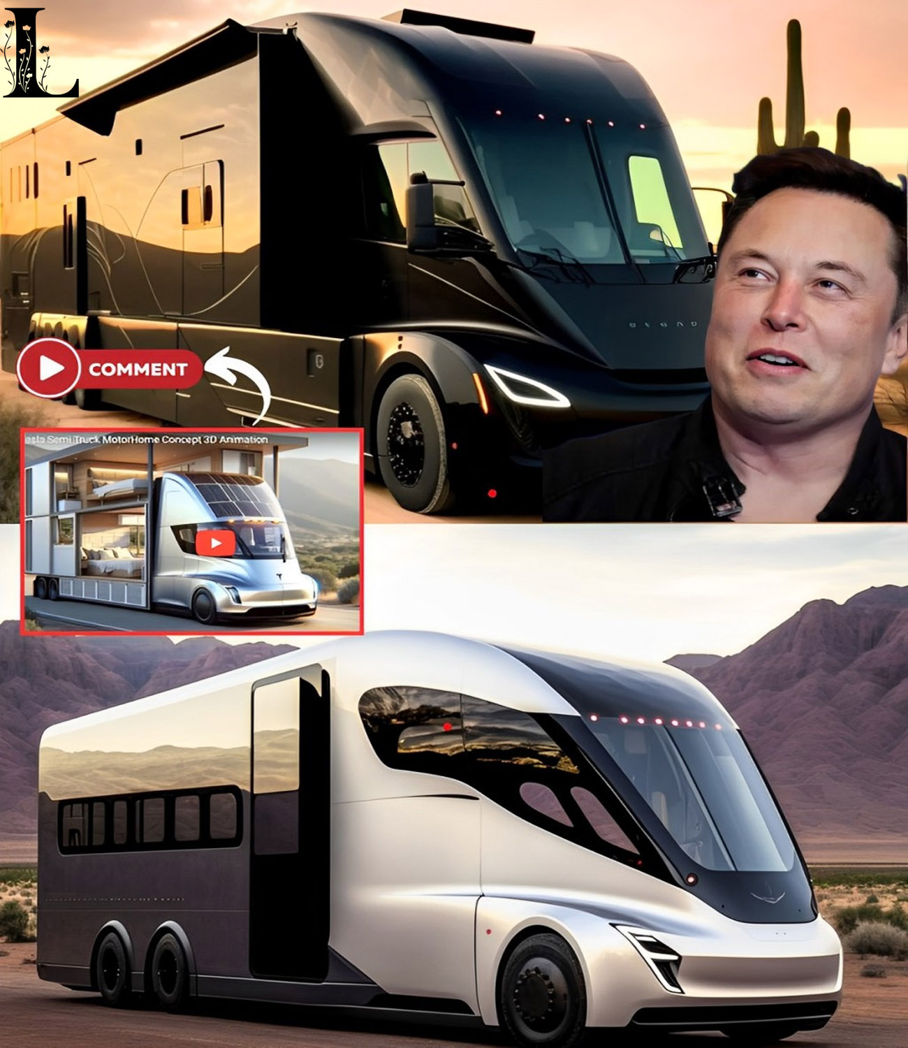 Elon Musk: Tesla Semi looks incredible as an electric motorhome - News