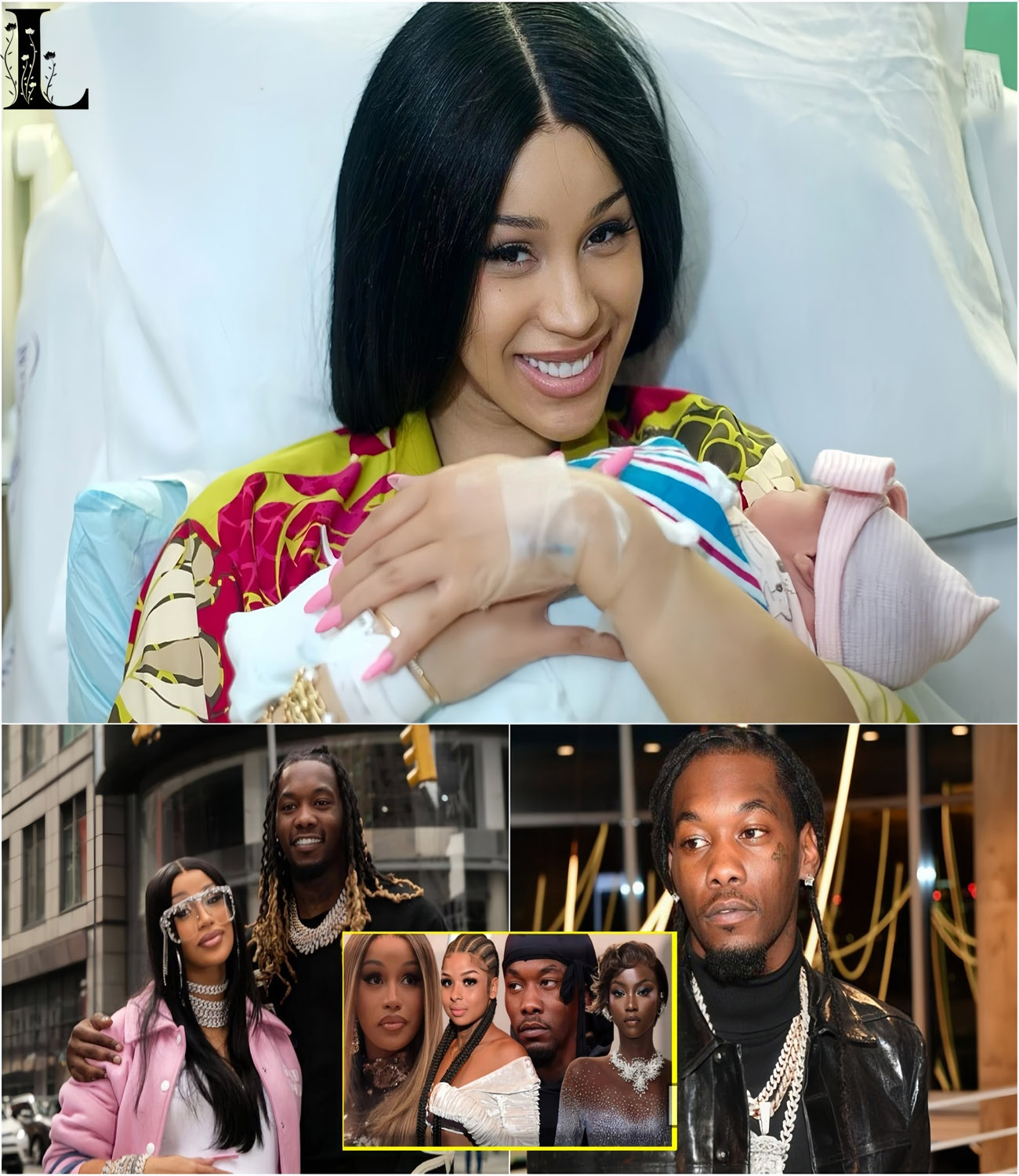“BAD HUSBAND” Offset accused of cheating on Cardi B while she was pregnant with his child with ...