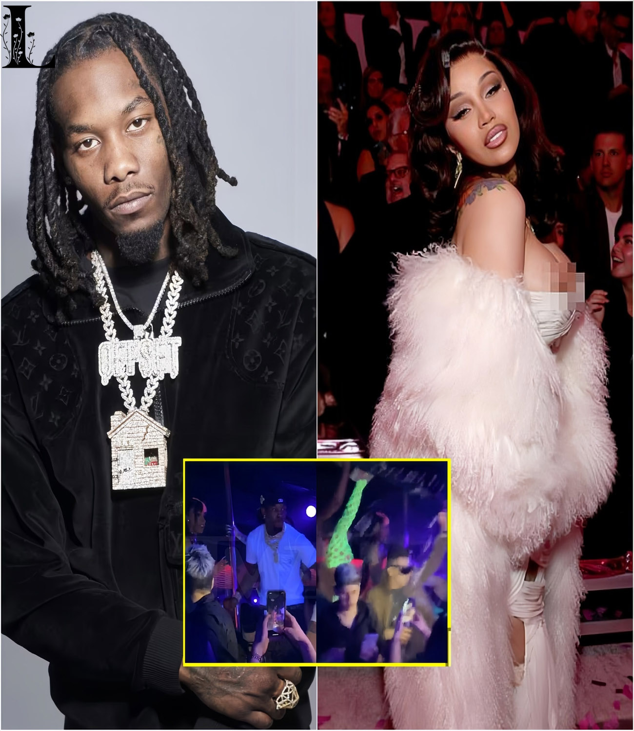 10 MINUTES AGO: Offset physically attacks man after Cardi B gets ...