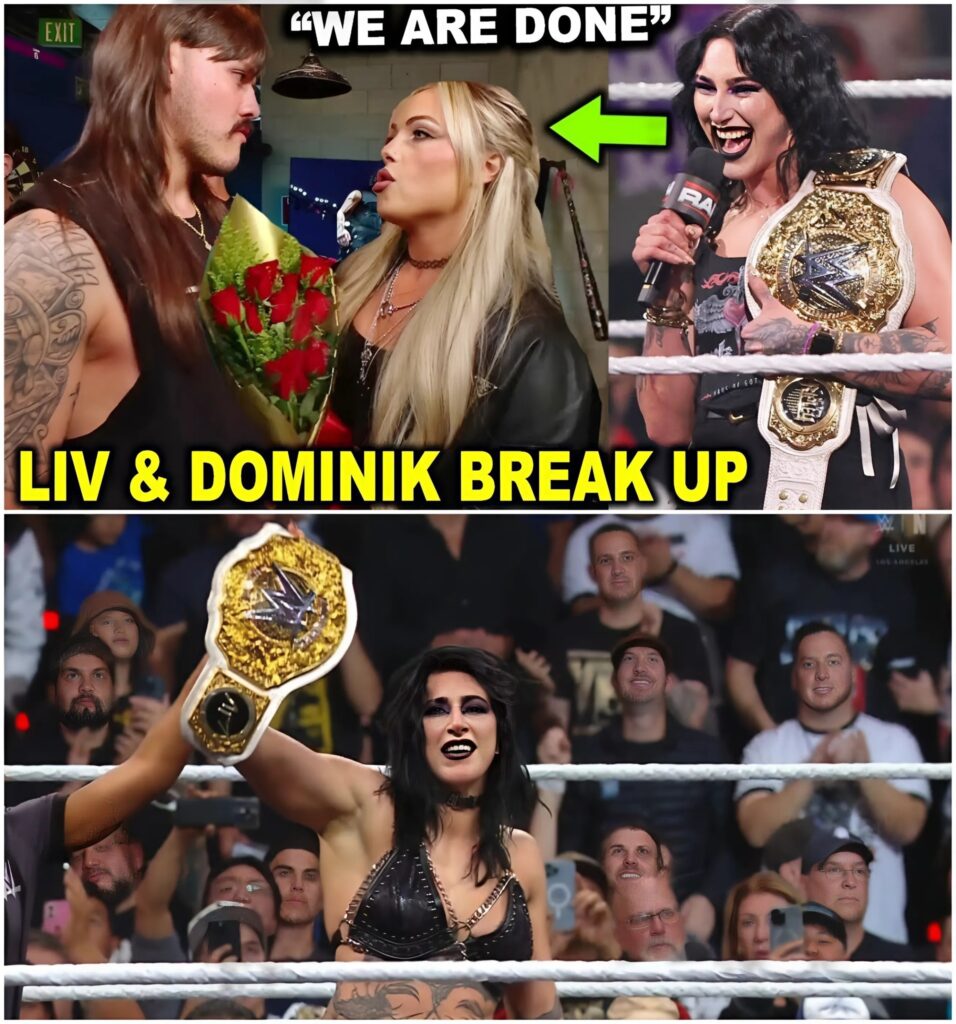 Liv Morgan & Dominik Mysterio Break Up Confirmed After Liv Lost Title to Rhea Ripley on WWE RAW ...
