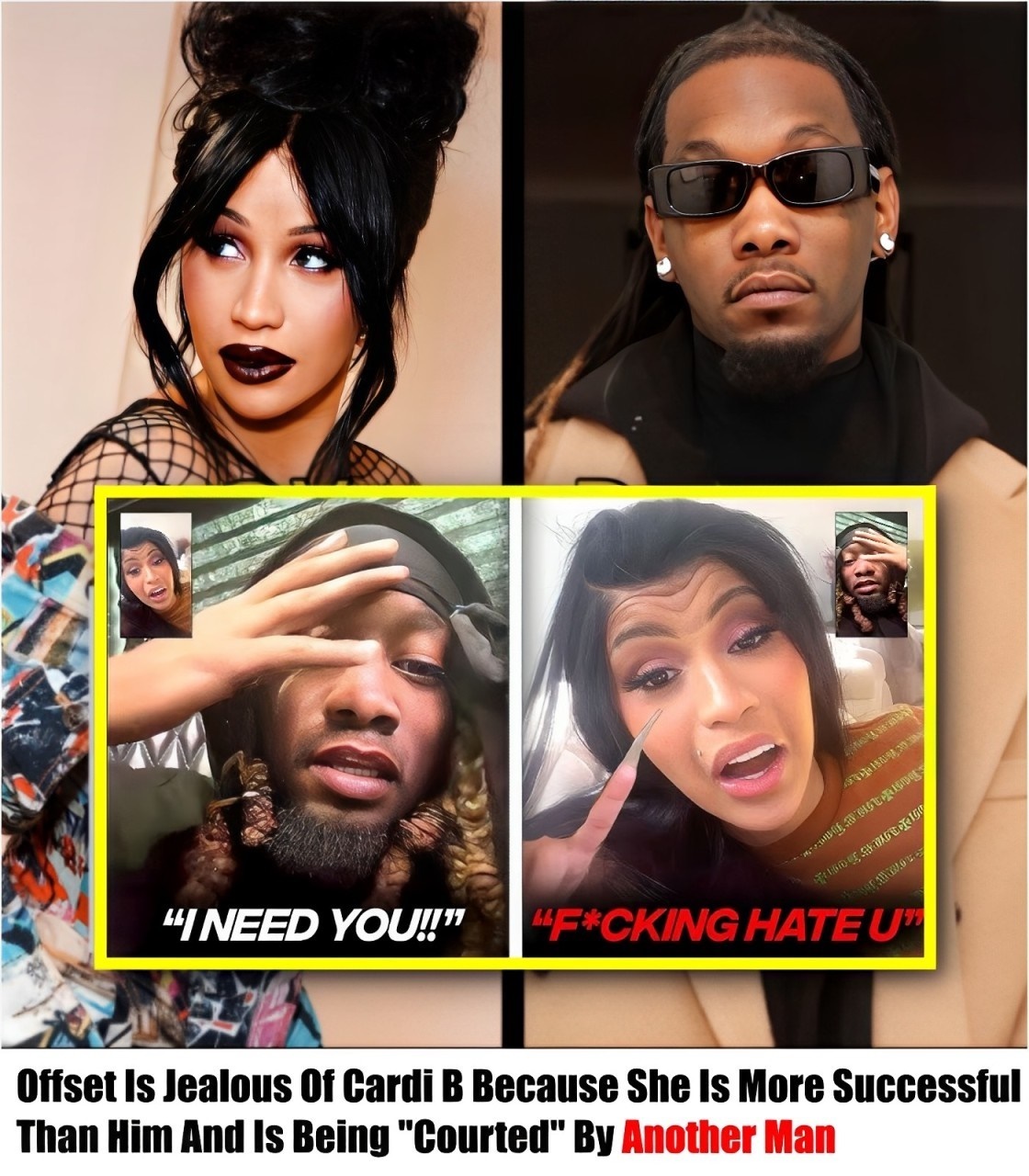 Offset Is Jealous Of Cardi B Because She Is More Successful Than Him ...