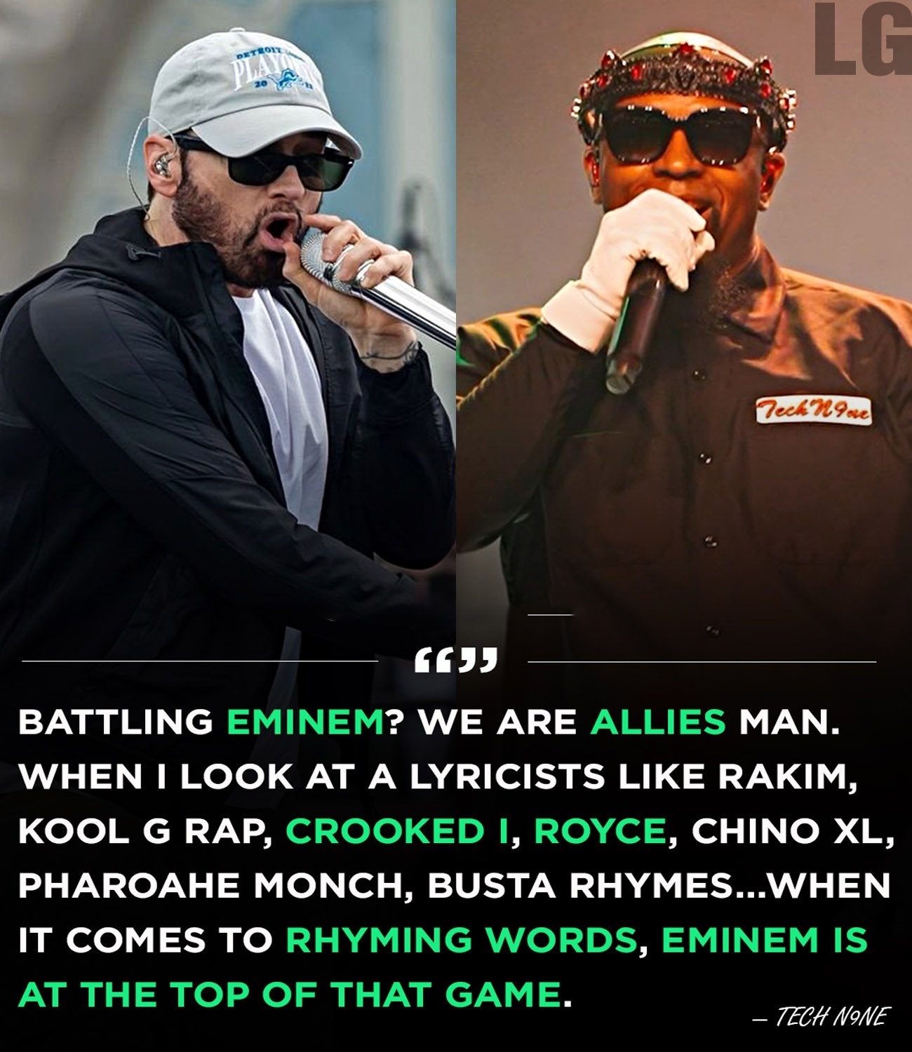 Tech N9ne talks Eminem’s “Tobey”, meeting him first time when making ...