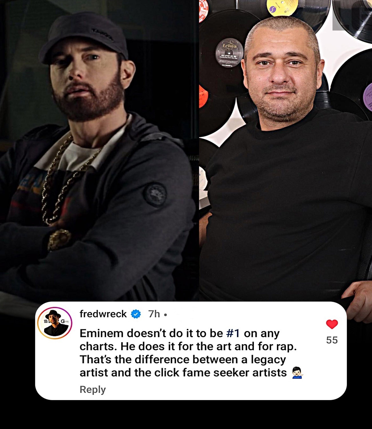 Fredwreck responds to Damizza who suggested Eminem to do big interviews ...